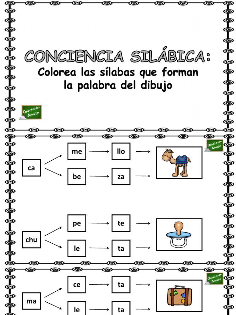 Camino Silabas Dibujo | PDF