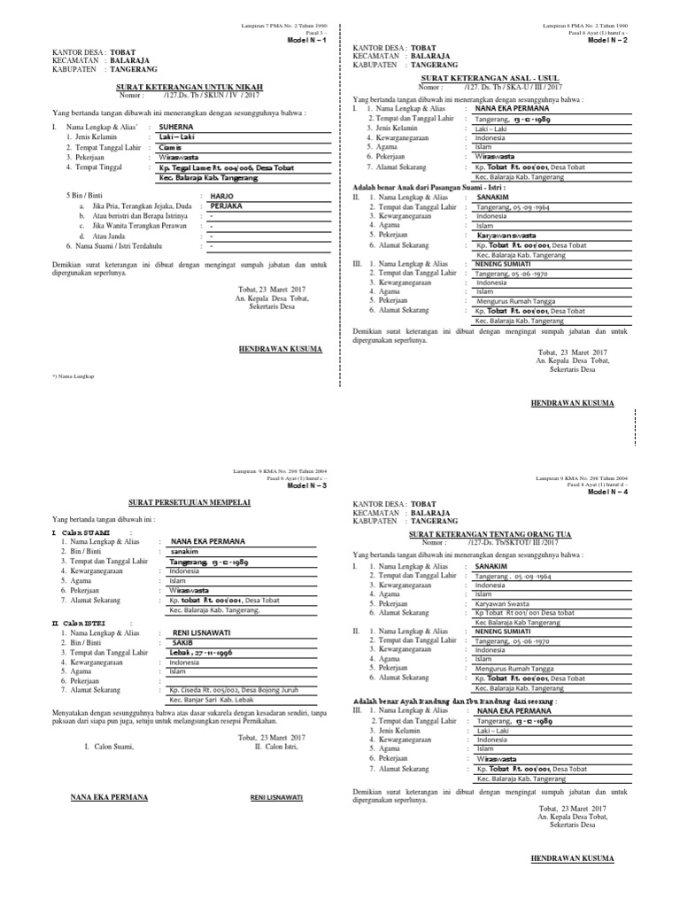 N1 - Nikah | PDF