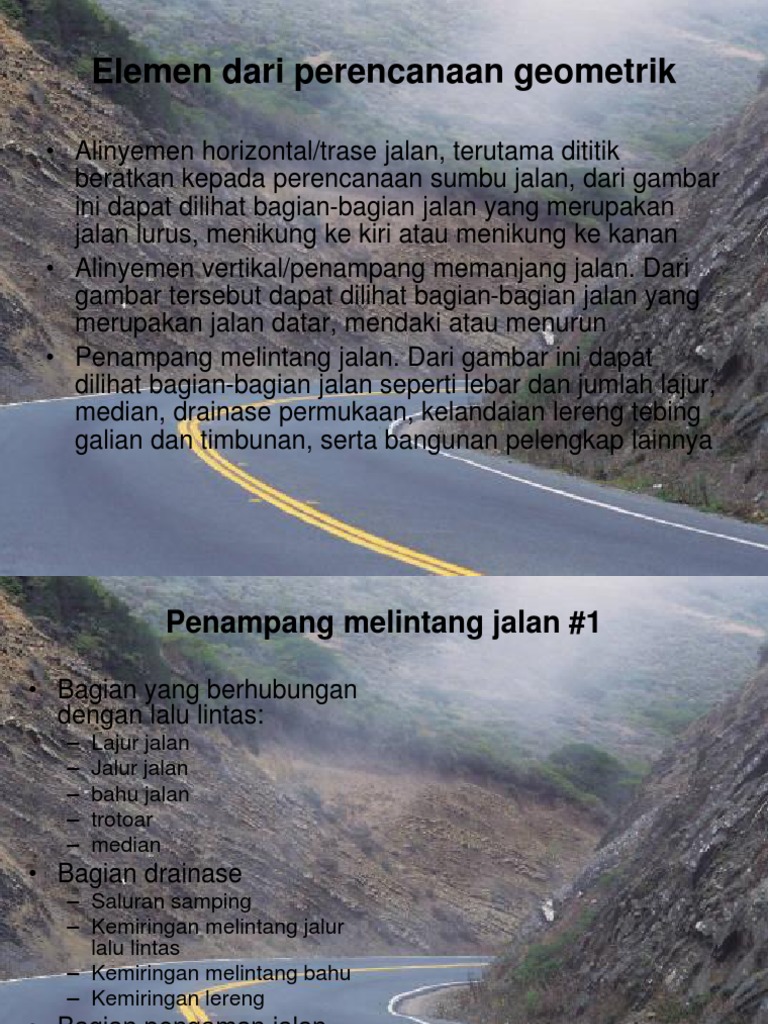 Geometrik Jalan | PDF