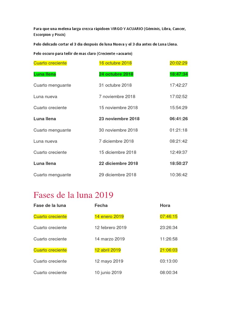 Cuarto Creciente | PDF | Luna | Clima