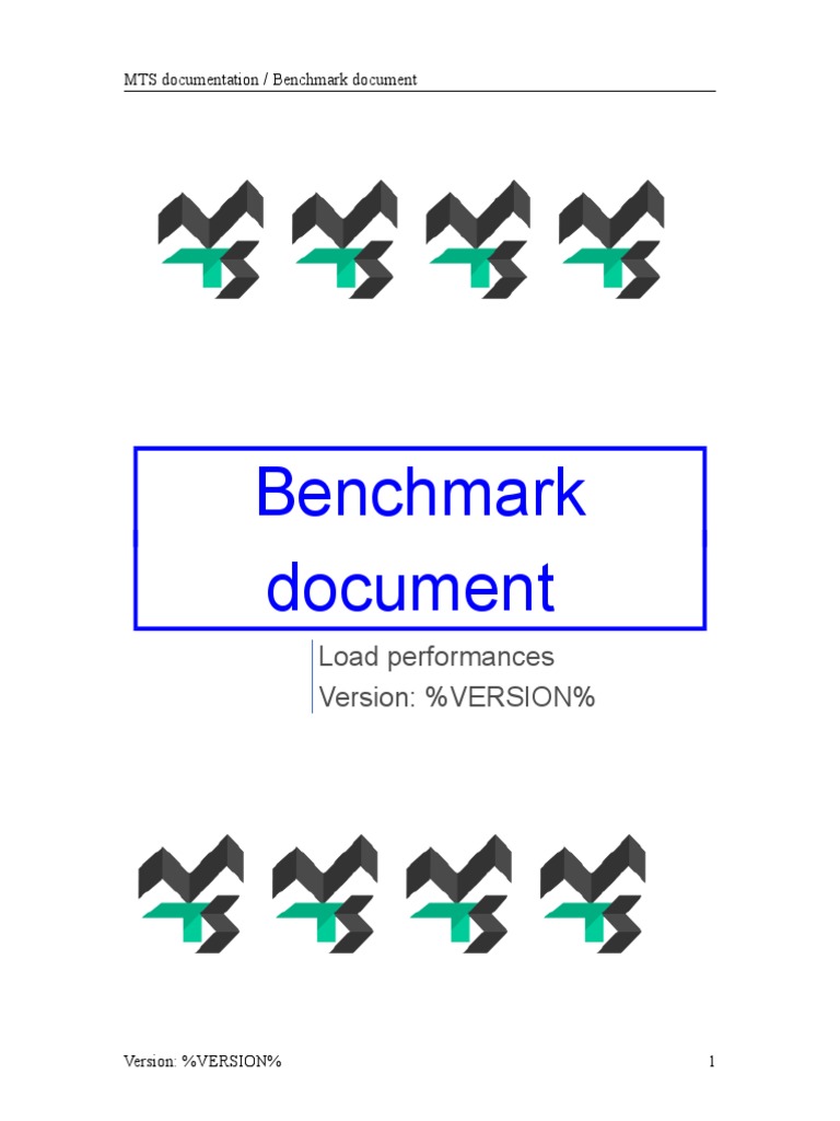 Benchmark Document: Load Performances Version: %VERSION% | PDF ...