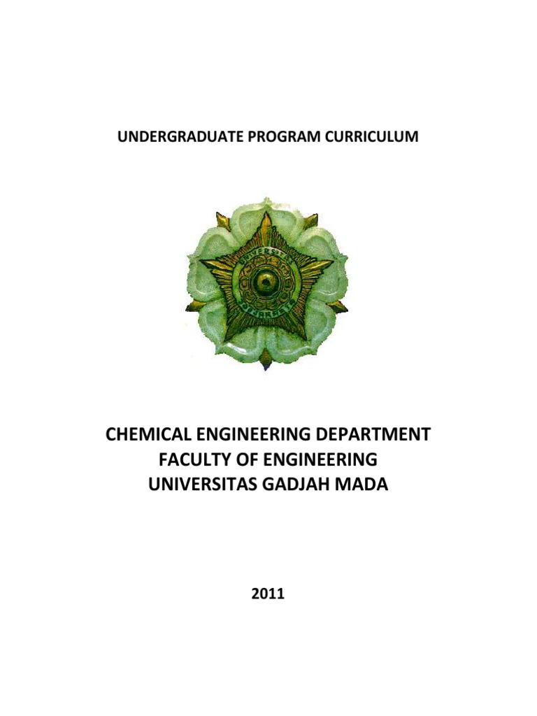 Chemical Engineering Curriculum 2011 | PDF | Chemical Engineering ...