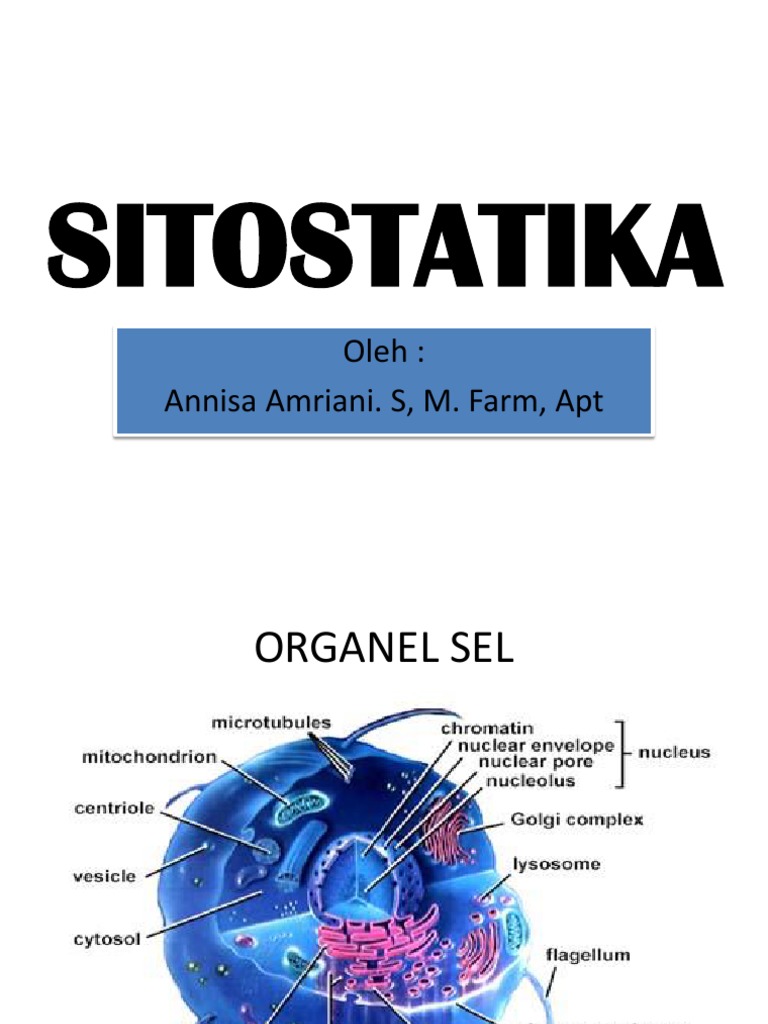 SITOSTATIKA | PDF | Kemoterapi | Narkoba