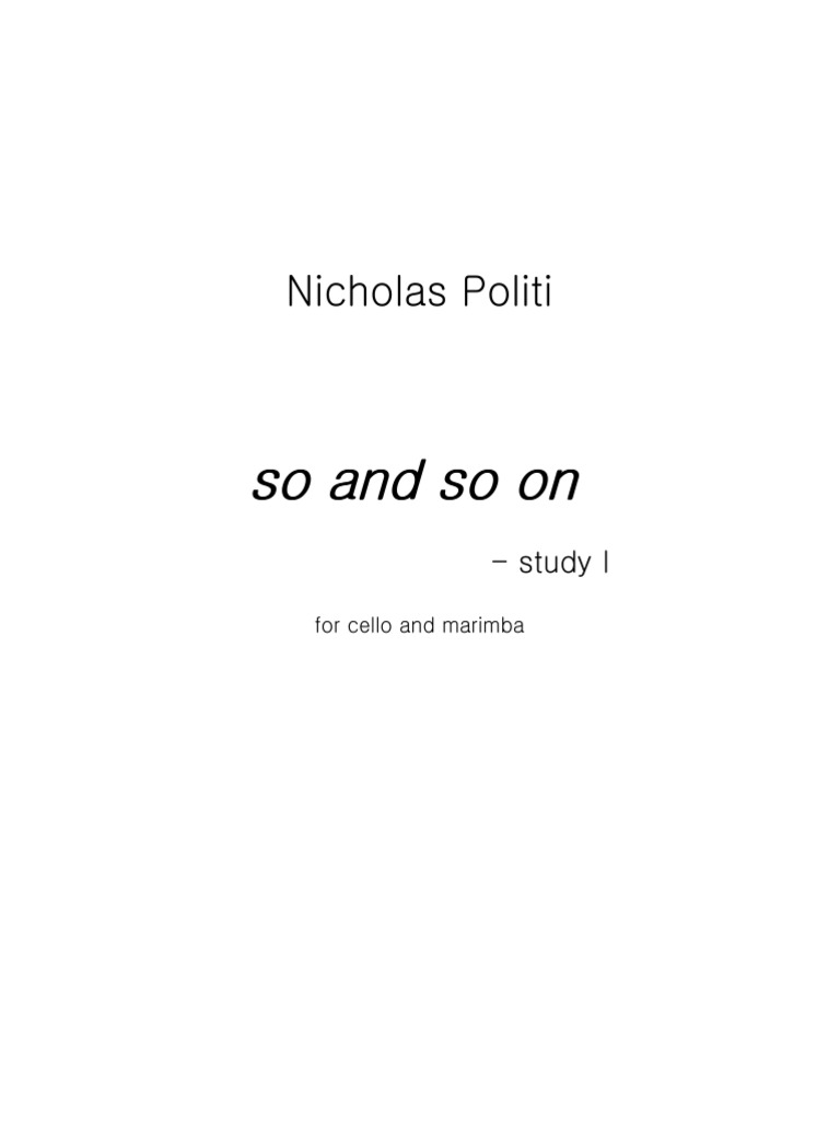 So and So On Study 1 Draft | PDF | Orthography | Latin Script