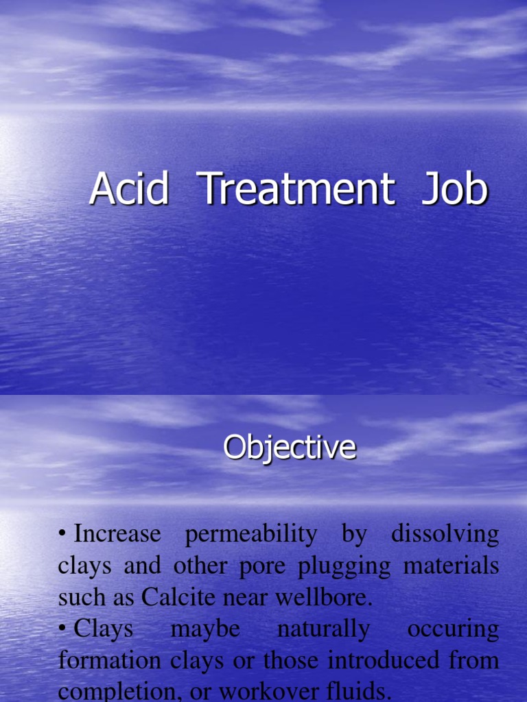 Acid Stimulation Presentation To BP MIGAS | PDF | Hydrochloric Acid ...