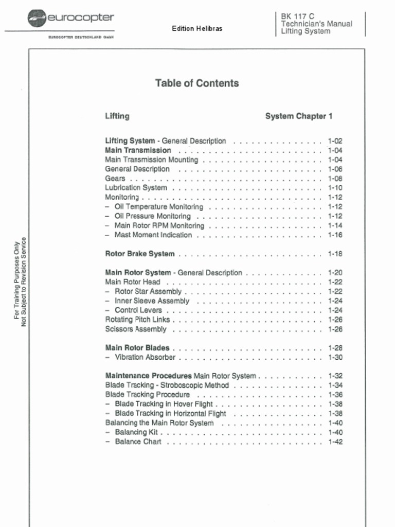 BK 117 C - Chapter 1 | PDF