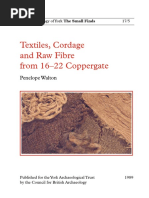 Viking Textile Production Techniques | PDF | Spindle (Textiles) | Yarn