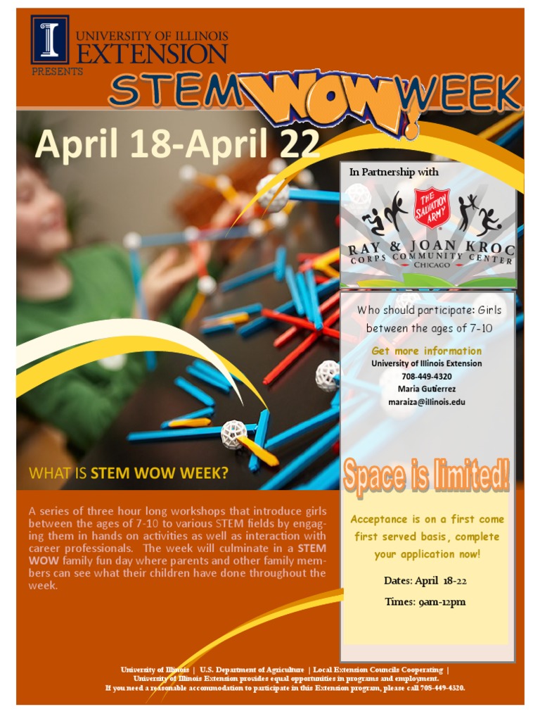 Stem Wow Week Flyer | PDF | Science, Technology, Engineering, And ...