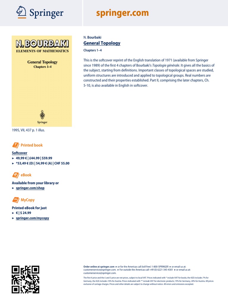 General Topology: Printed Book | PDF