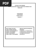 Contoh Laporan Tugas Mandiri Diklat Dasar | PDF