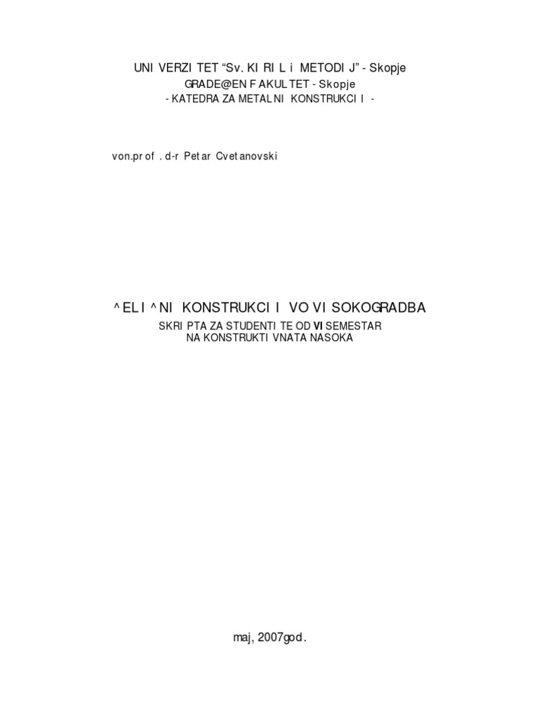 Dejstva Na Konstrukcije-Visokogradnja | PDF