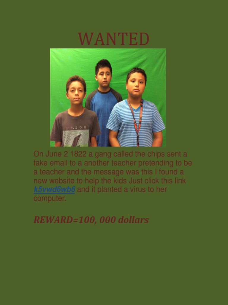Reward for Info on Virus Gang | PDF