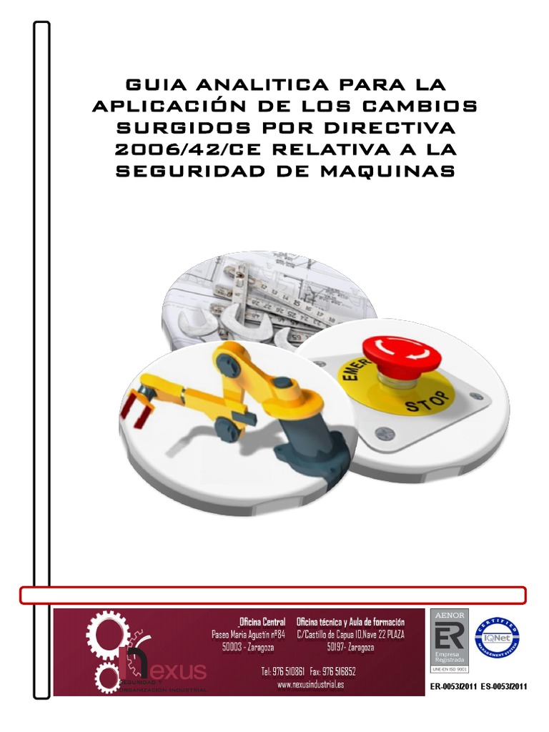Libro Directiva Maquinas Nexus PDF | PDF | Unión Europea | Parlamento ...