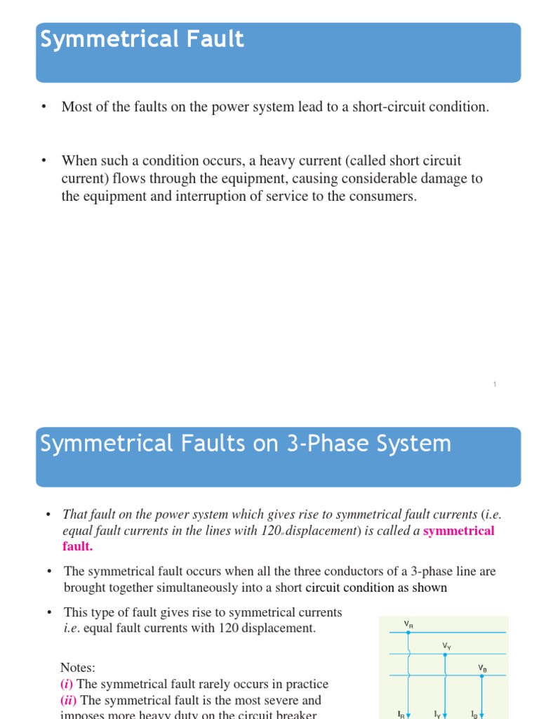 Understanding Symmetrical Faults in Power Systems | PDF | Series And ...