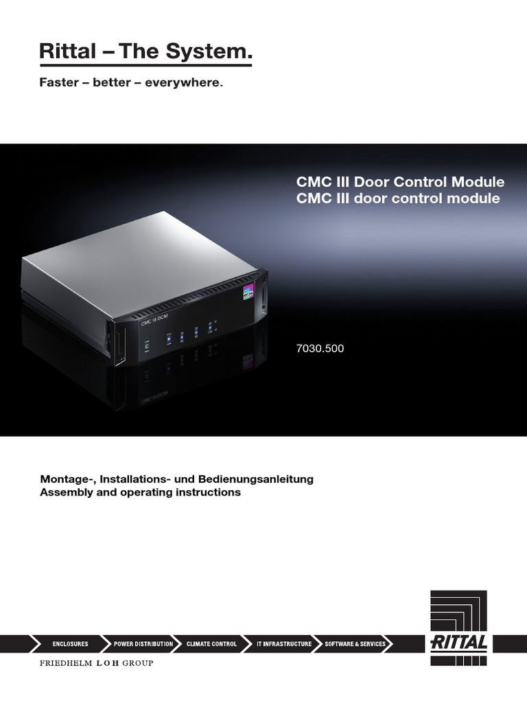 Manual DCM Rittal | Download Free PDF | Light Emitting Diode | Power Supply