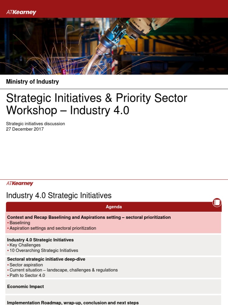 MOI IR4.0 Strategic Initiatives | PDF | Internet Of Things | Gross Domestic Product