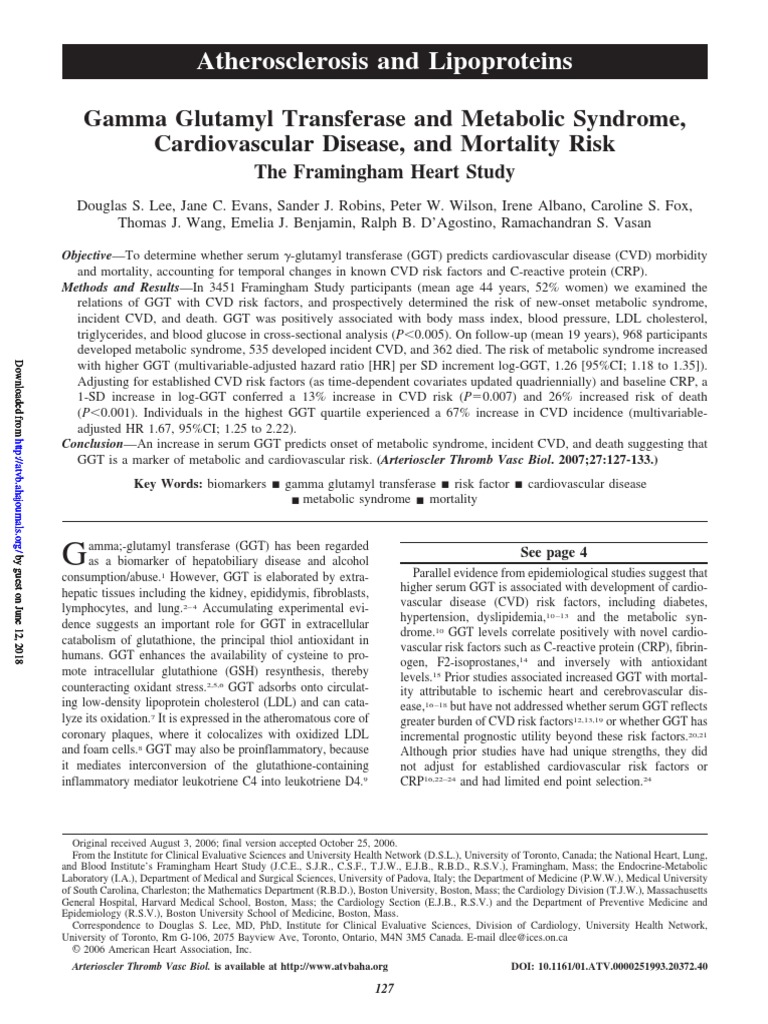 127 Full | PDF | Cardiovascular Diseases | Metabolic Syndrome