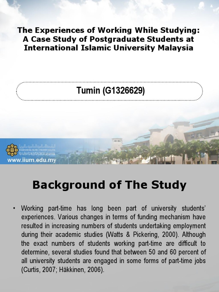 Working While Studying | PDF | Graduate School | Postgraduate Education