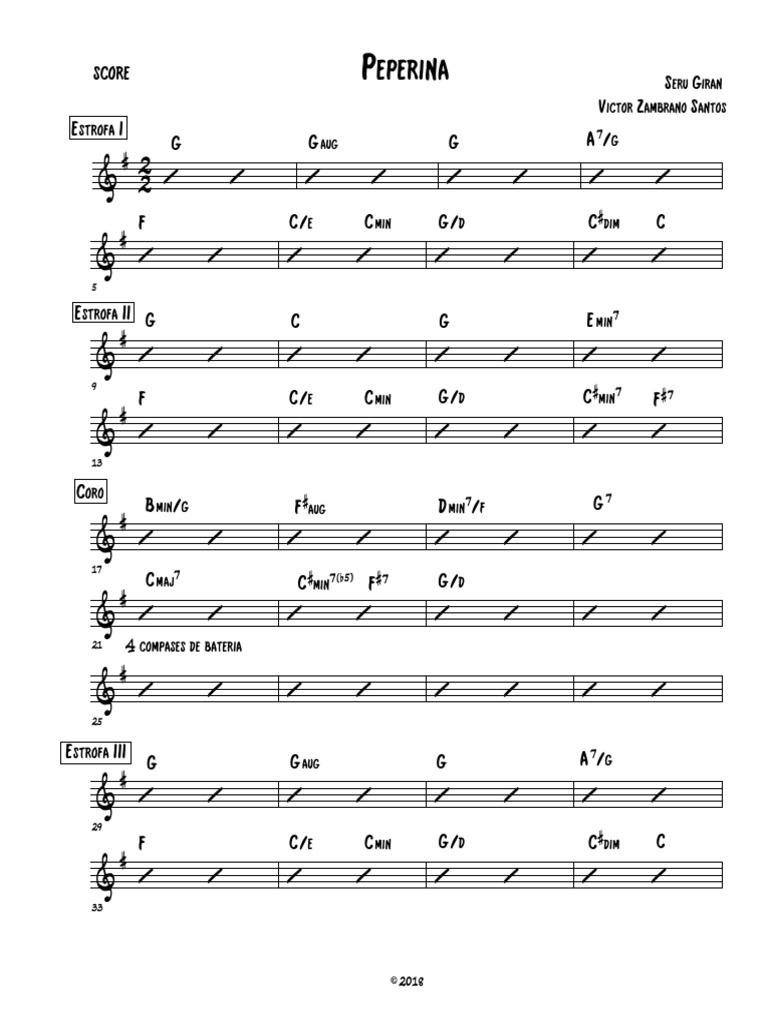 Peperina Acordes | PDF