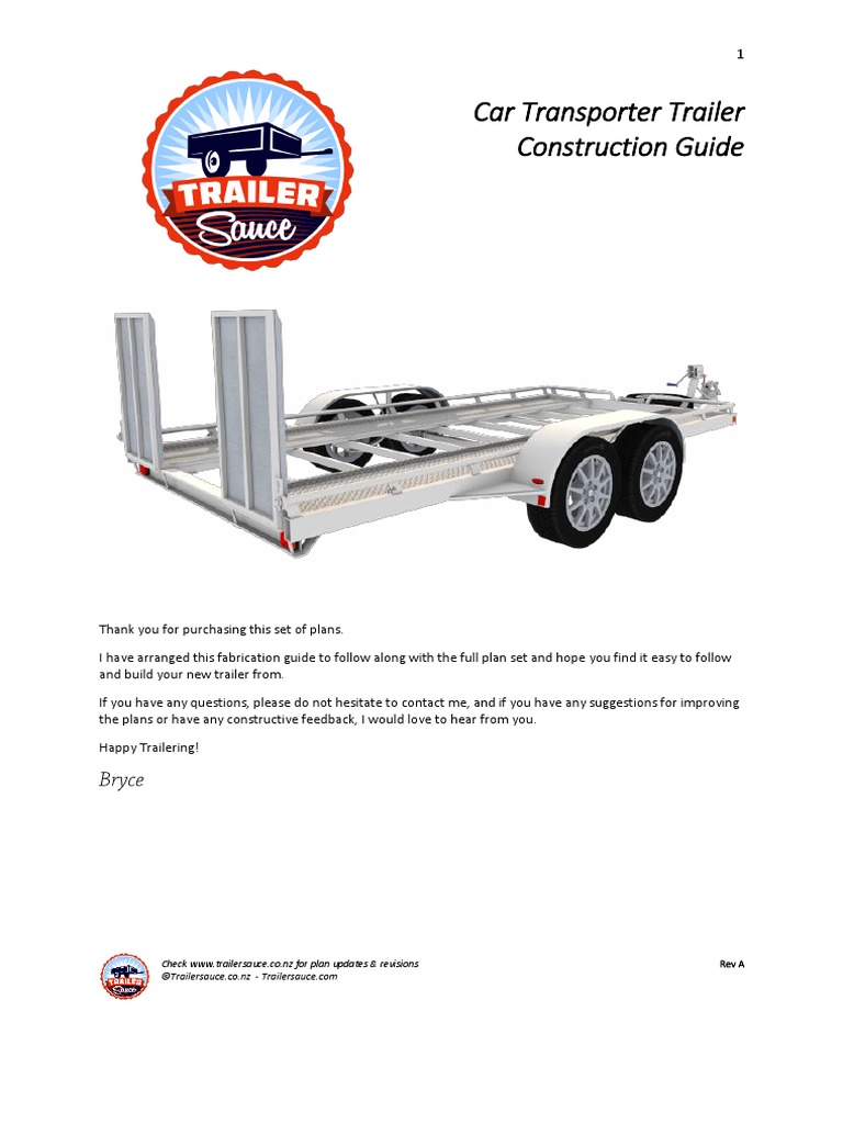 Trailer 2 Ejes Parte 1 de 3- Guia de Construccion.pdf · Versión 1.PDF ...