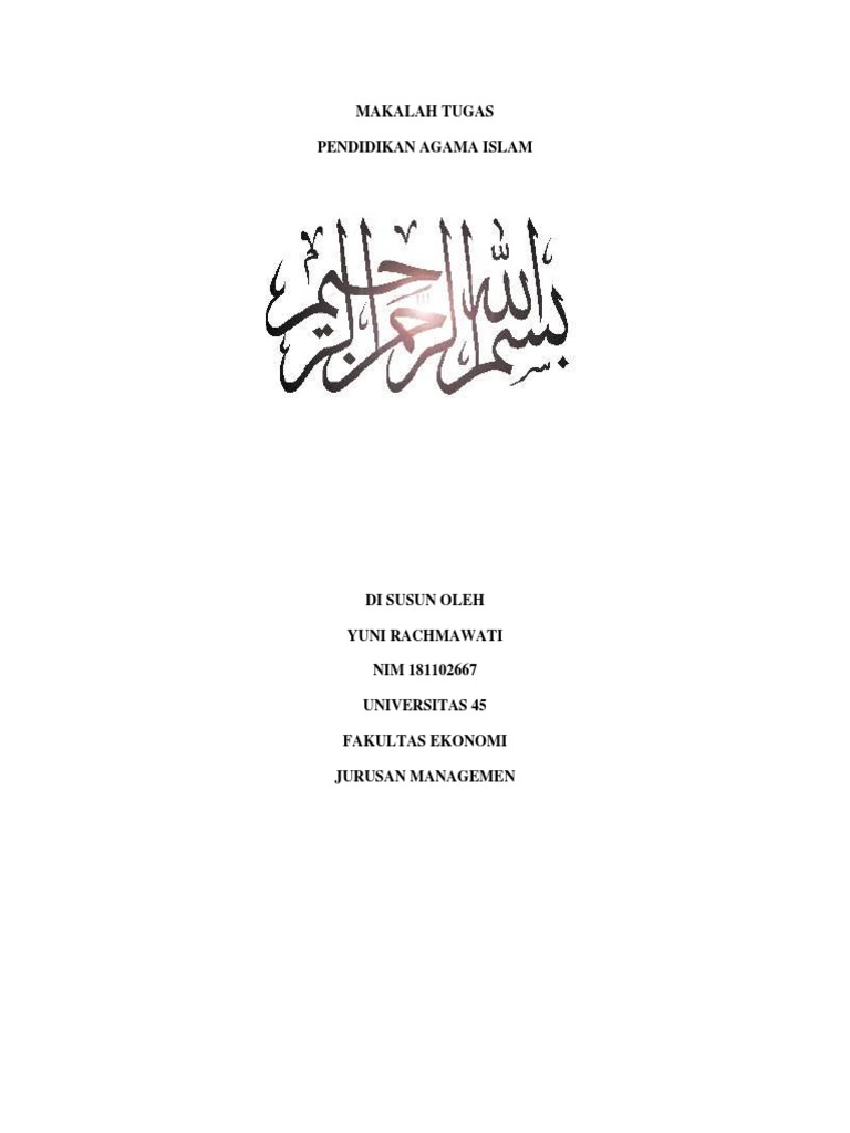 HABLUMINANAS | PDF | Agama & Spiritualitas | Gaya Hidup