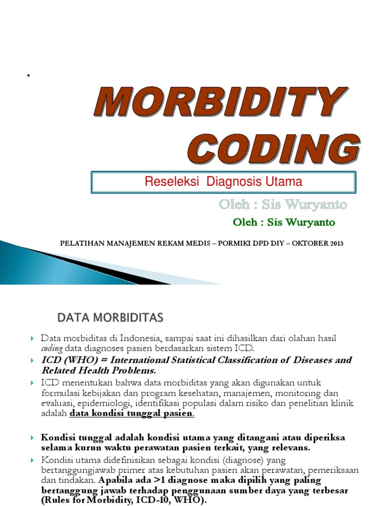 Morbidity Coding | PDF