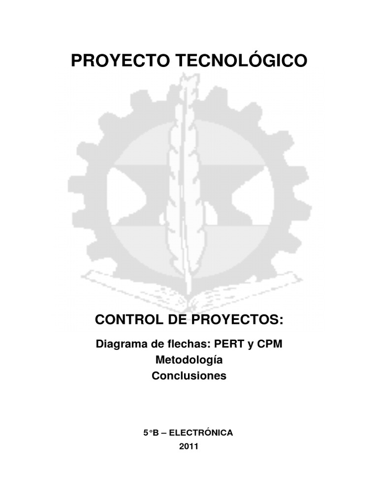 Diagramas PERT y CPM 1 PDF | PDF | Science | Enseñanza de matemática