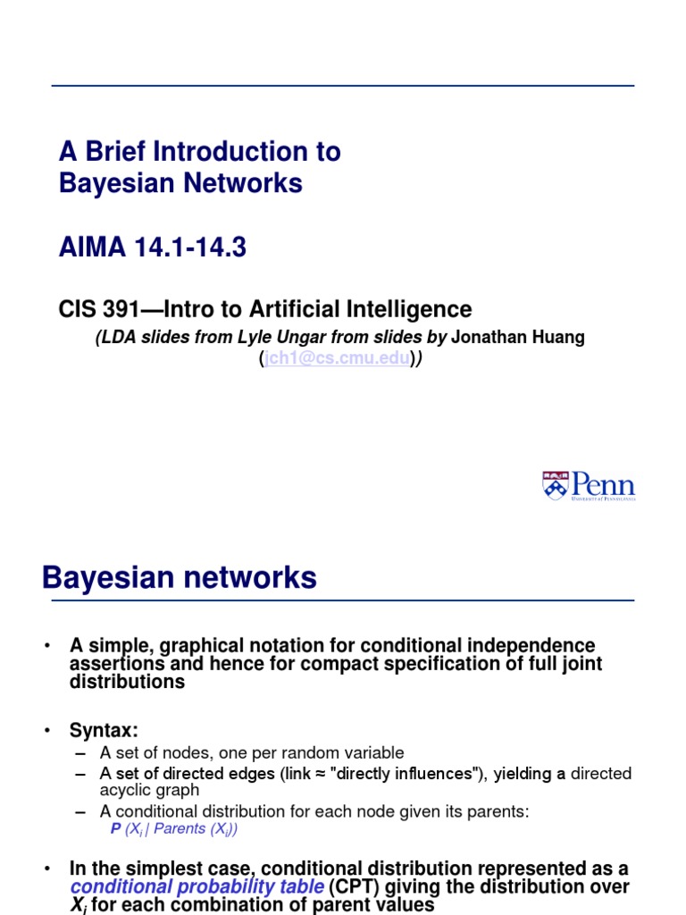 Bayes Nets 2015 PDF | PDF | Bayesian Network | Probability Theory