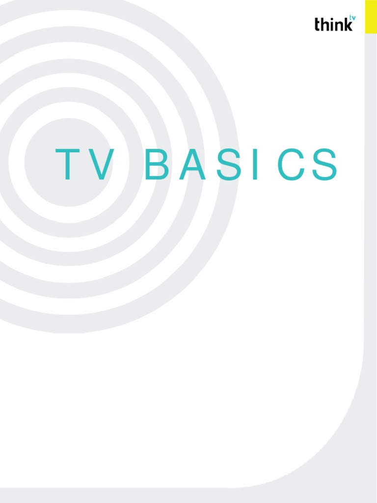 TV Basics Sept2018 | PDF | Television Advertisement | Television