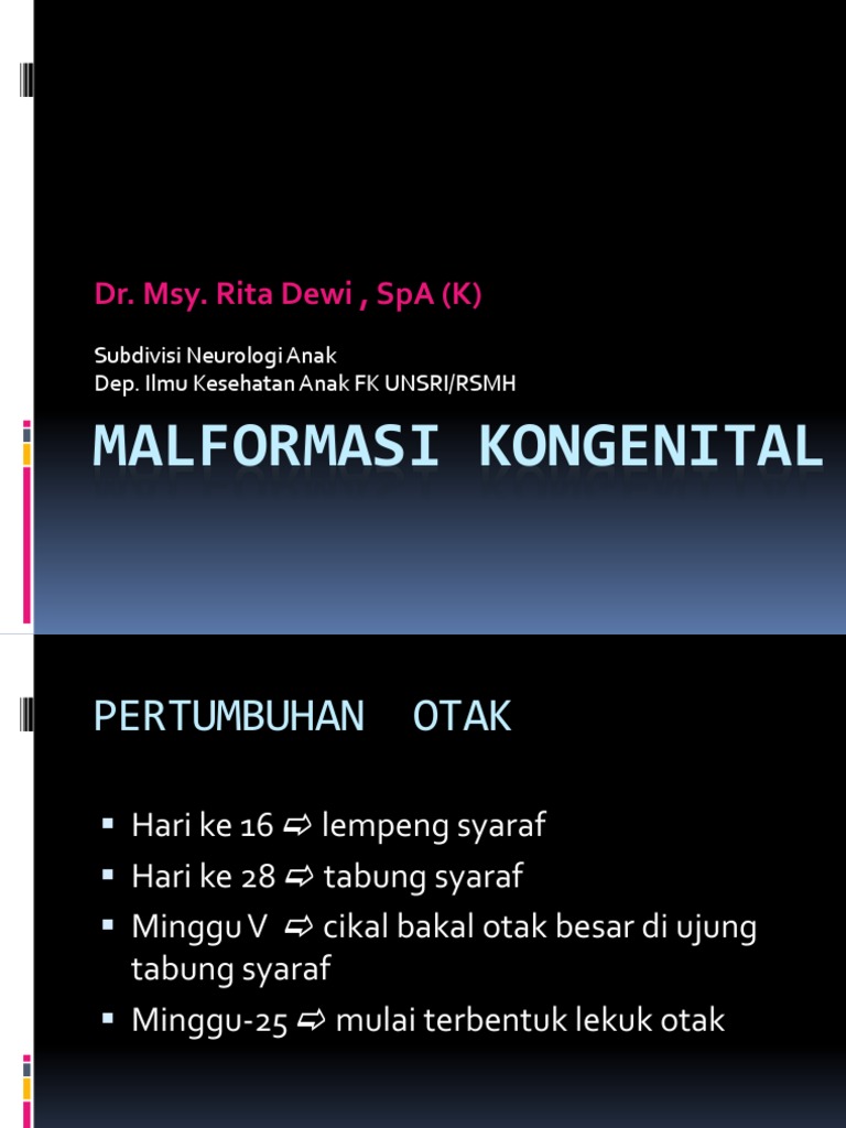 MALFORMASI KONGENITAL-residen | PDF