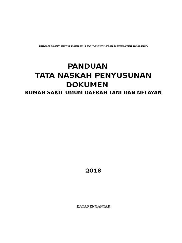 Panduan Tata Naskah | PDF