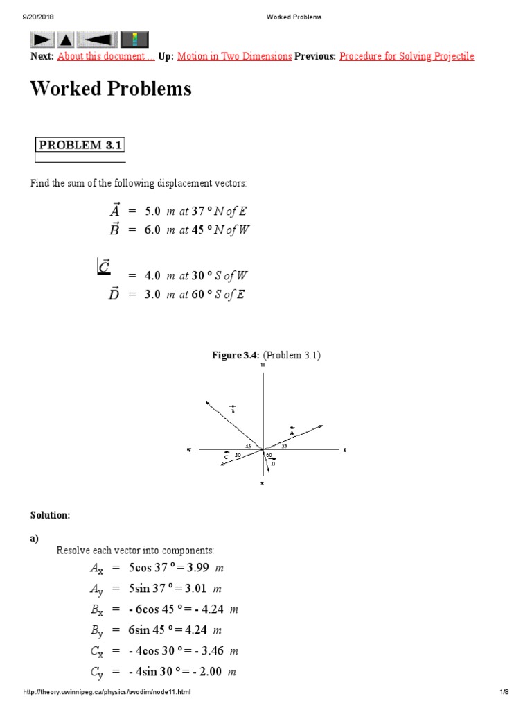Worked Problems | PDF | Mathematical Analysis | Space