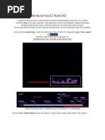 Daftar Command Pada AutoCad Dan Kegunaannya | PDF