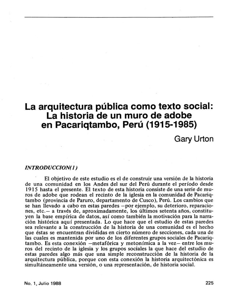 Historia social de muros en Pacariqtambo | PDF | Imperio Inca | Machu ...