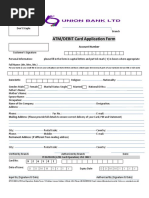 BSP card-application-and-stop-notice-form | PDF | Debit Card | Visa Inc.
