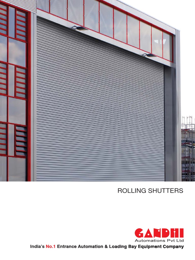 Rolling Shutters Brochure | PDF | Transmission (Mechanics) | Door