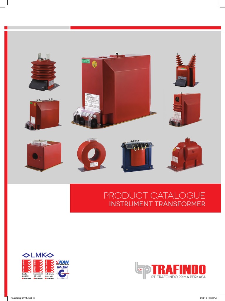 Trafoindo Catalogue Instrument Transformers | PDF | Power Engineering ...