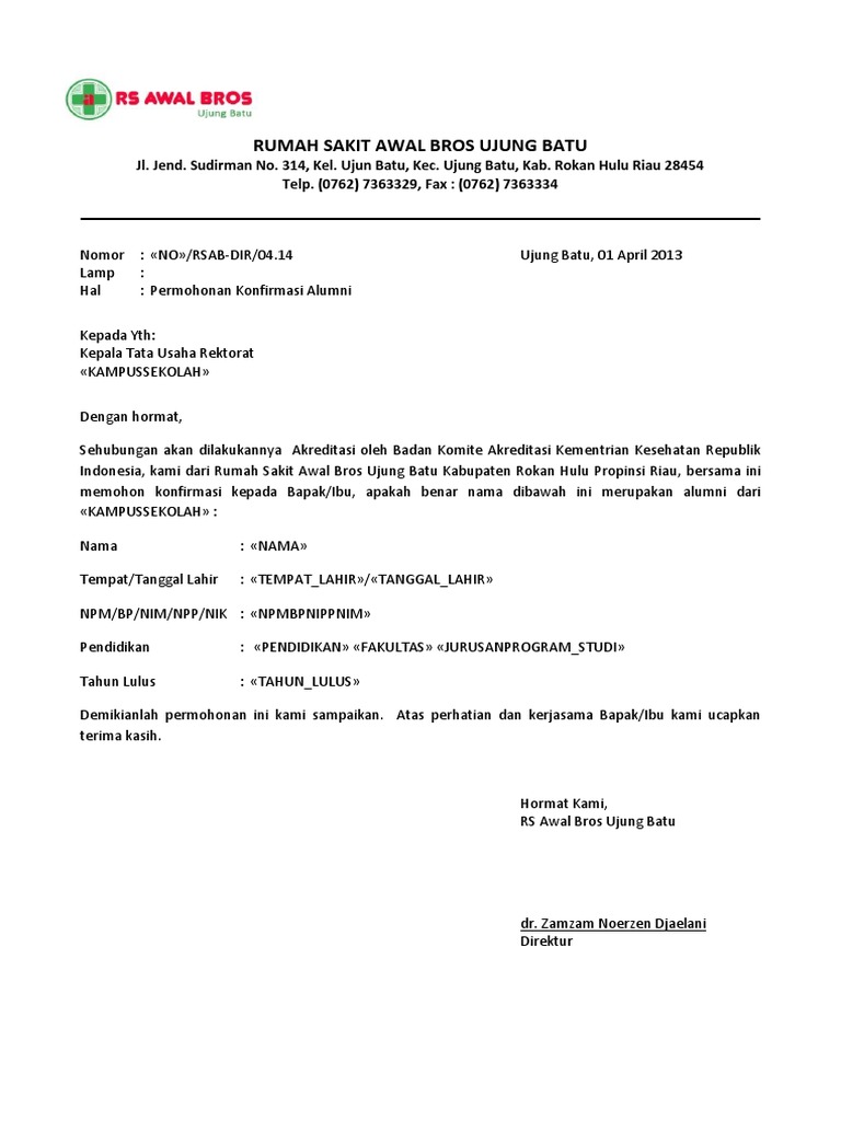 Master Surat Ke Kampus | PDF