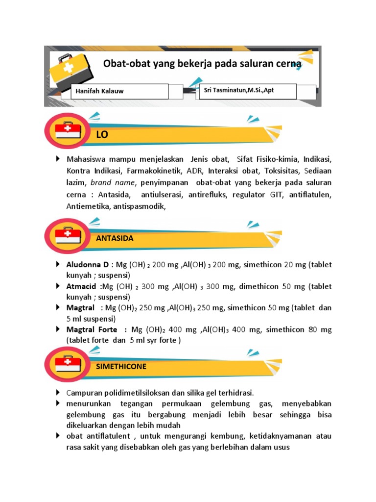 Spesialite Obat Saluran Cerna | PDF