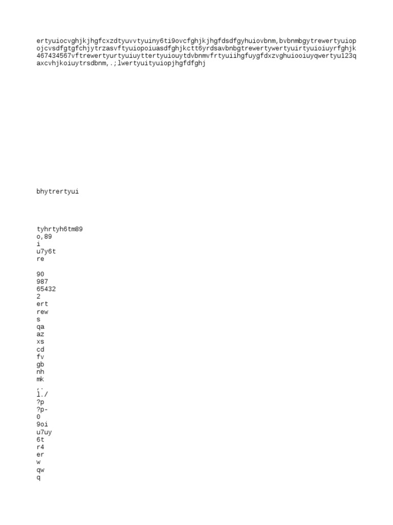 Qwertyu | PDF | Science & Mathematics | Computers