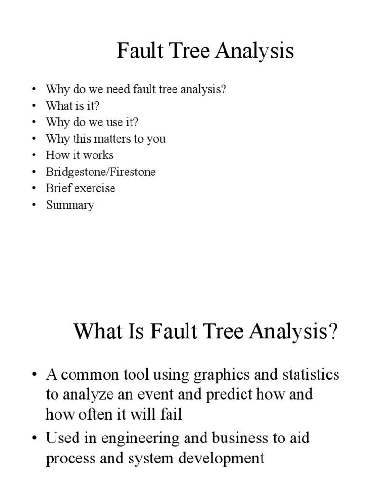 Fault Tree Analysis | PDF | Systems Science | Systems Theory