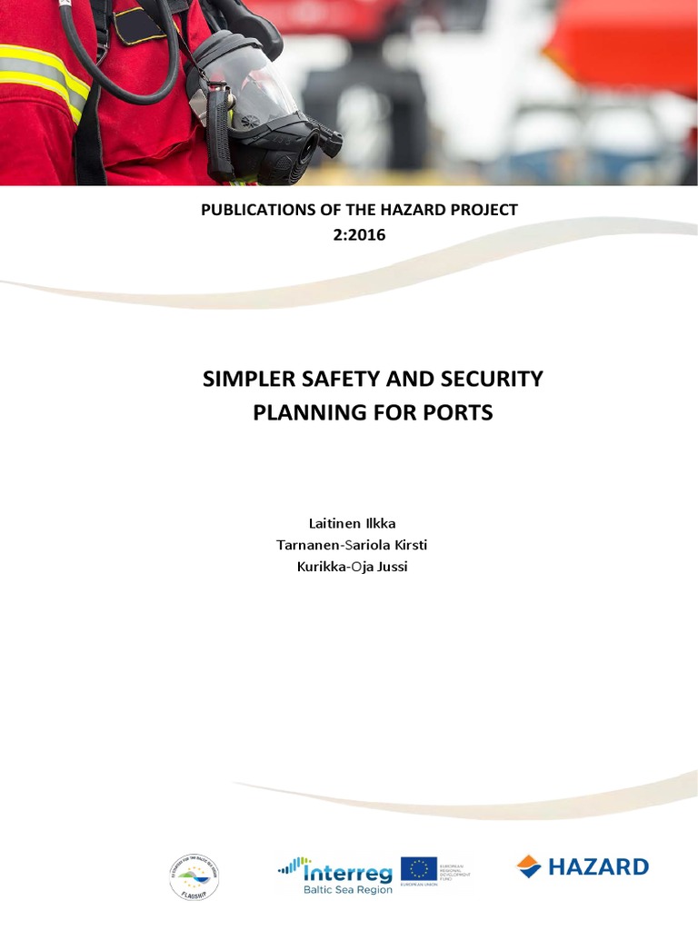 Hazard Publication 2 Simpler Safety and Security Planning For Ports ...