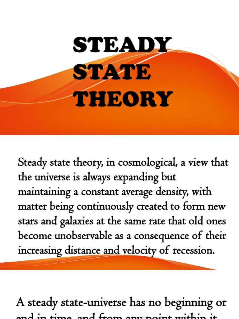 Overview of Steady State Theory | PDF | Social Science