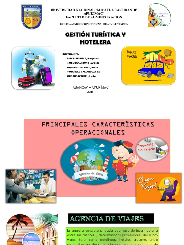 DIAPOSITIVA Turismo Agencia de Viaje | PDF | Agencia de viajes | Turismo