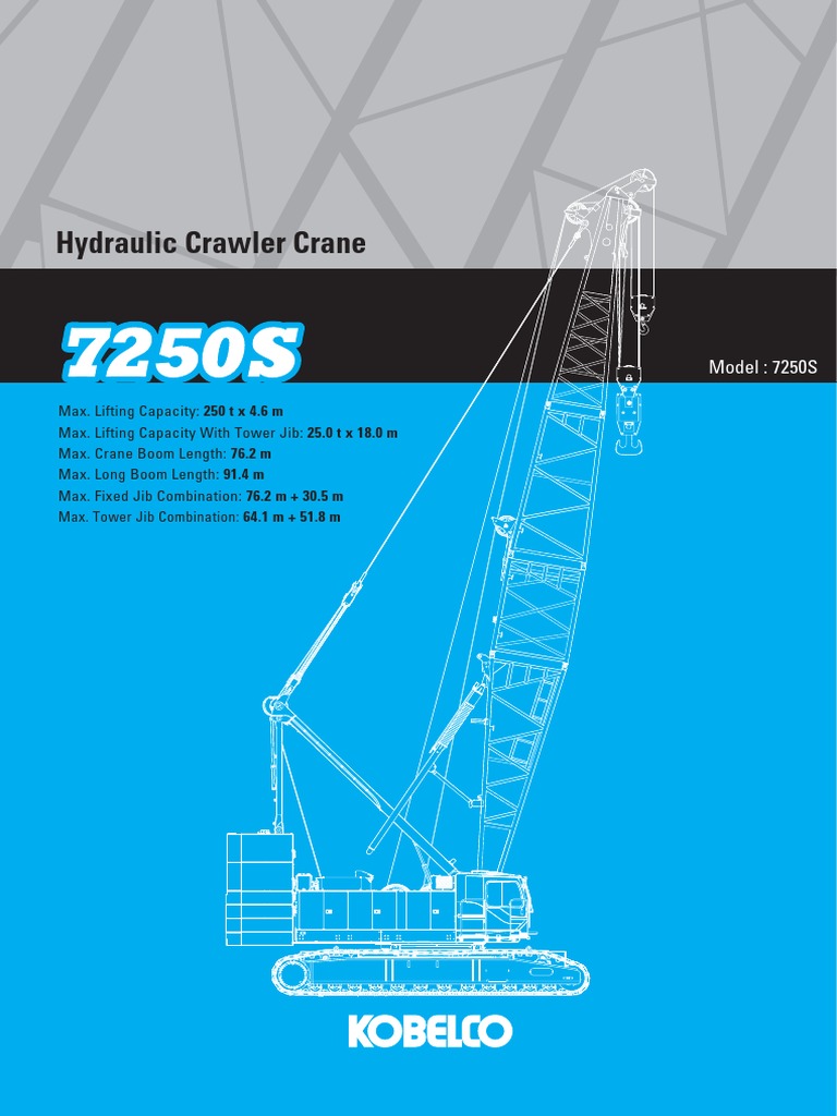 7250S Spec 1 | PDF | Crane (Machine) | Engines