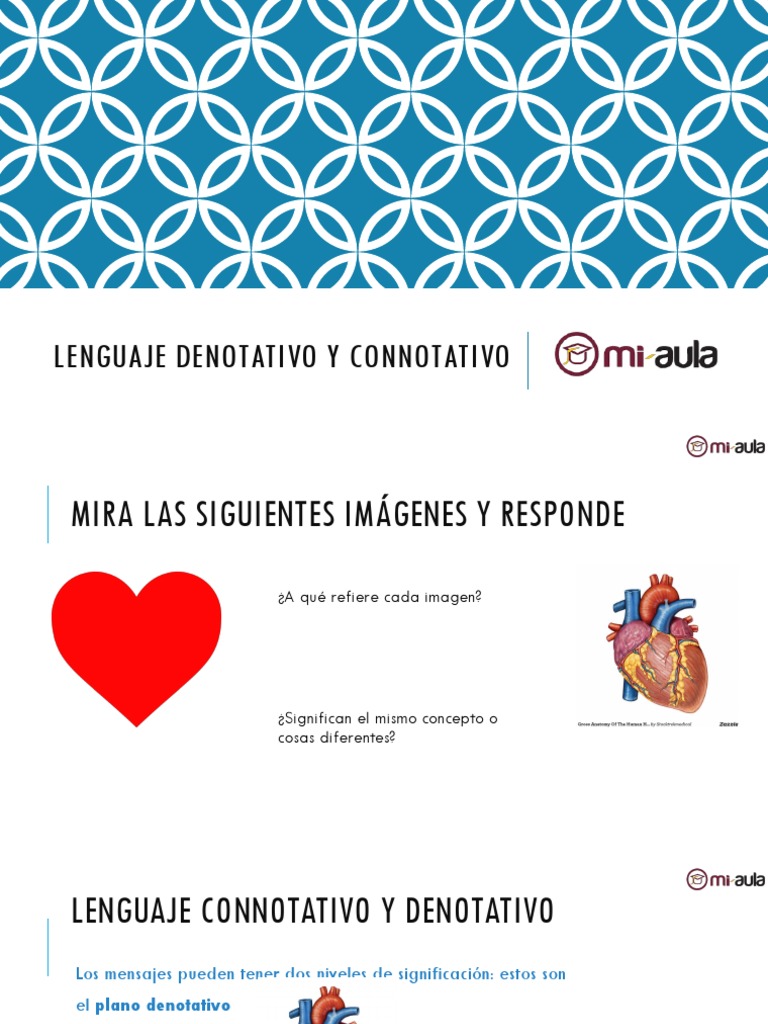 Lenguaje Connotativo y Denotativo | PDF | Connotación | Palabra