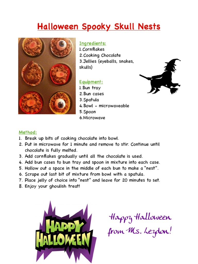 Halloween Spooky Skull Nests | PDF | Wellness