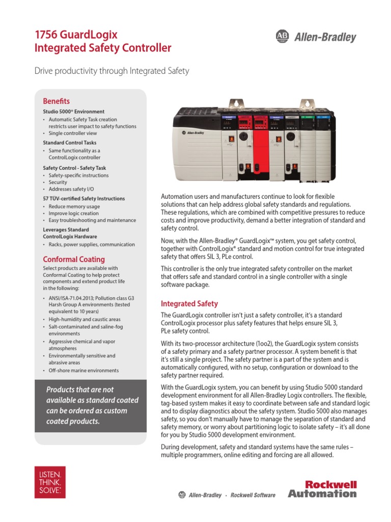 GuardLogix Product Profile | PDF | Safety | Electrical Engineering