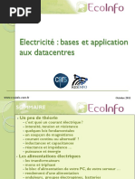 Bases de l'Électricité Automobile | PDF | Électricité | Courant électrique