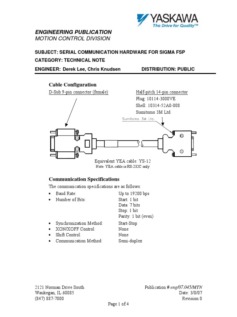 Sigma FSP Serial Communication Guide | PDF | Computer Engineering ...